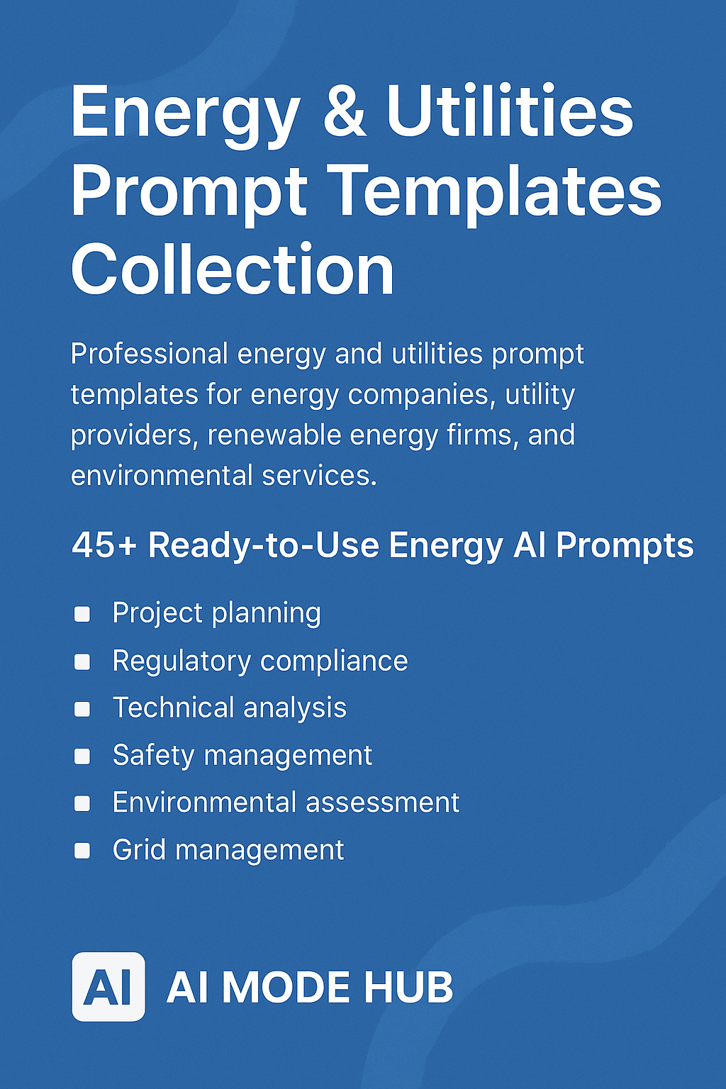 Energy & Utilities Prompt Templates – 45+ Ready-to-Use Energy AI ...