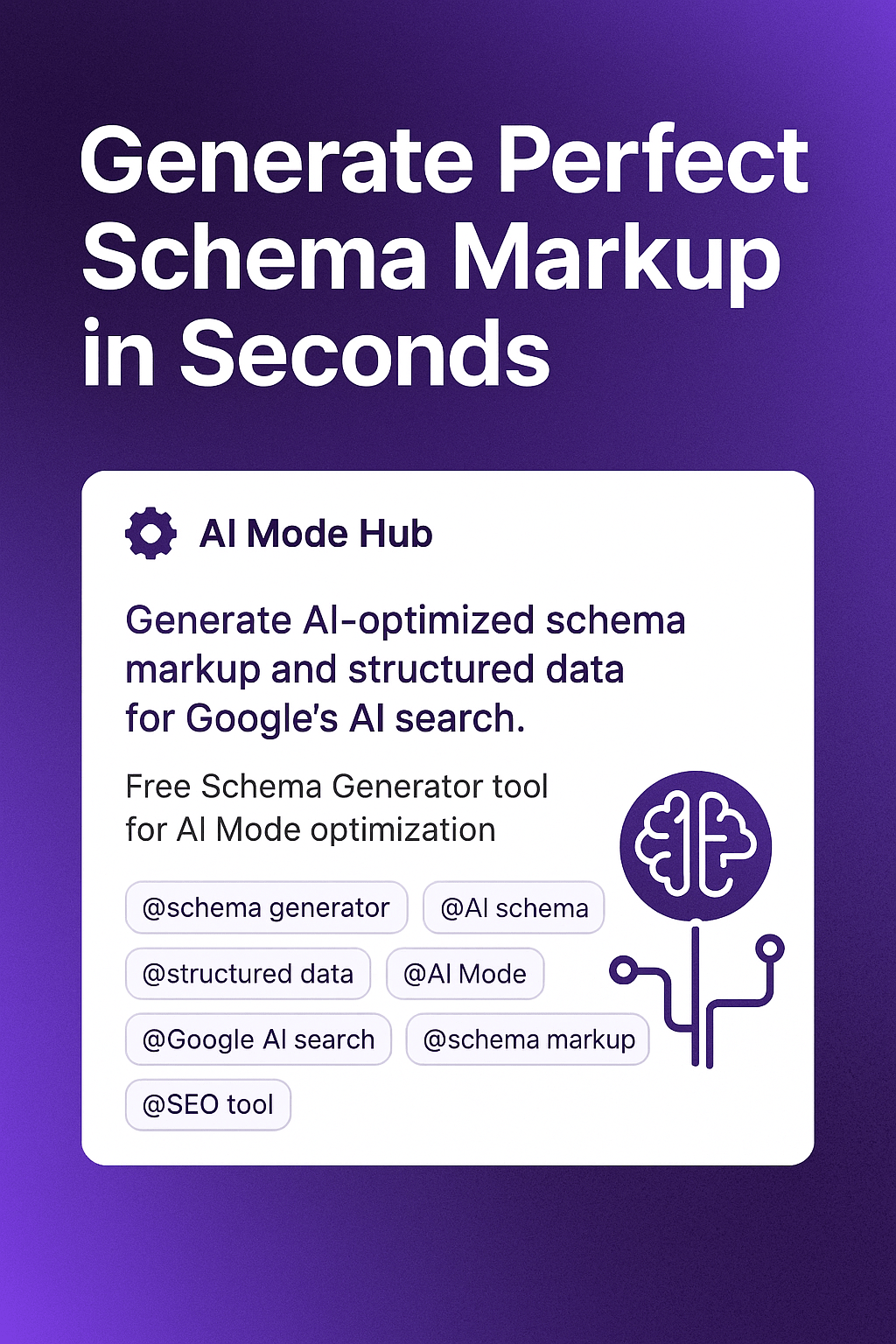 AI-Powered Schema Generator – Boost Your Search Visibility | AI Mode Hub